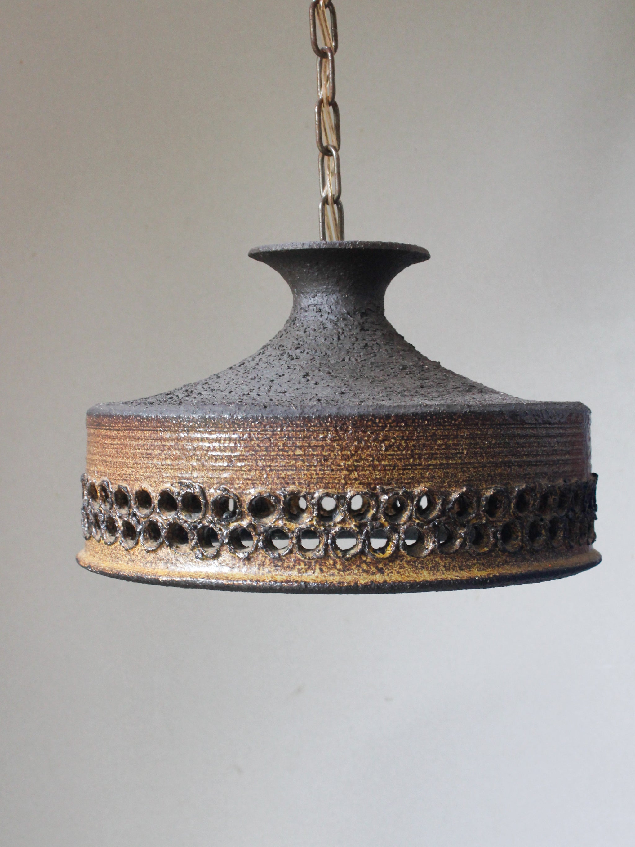 Danish Ceramic Studio Pottery Stoneware Ceiling Light – THE FIELDS